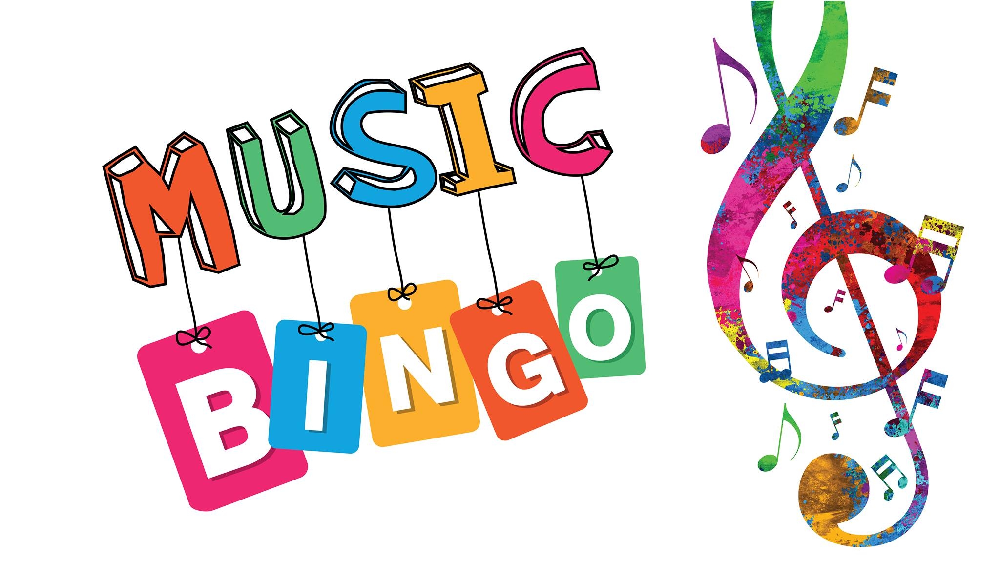 Log House Pub Music Bingo Clipart